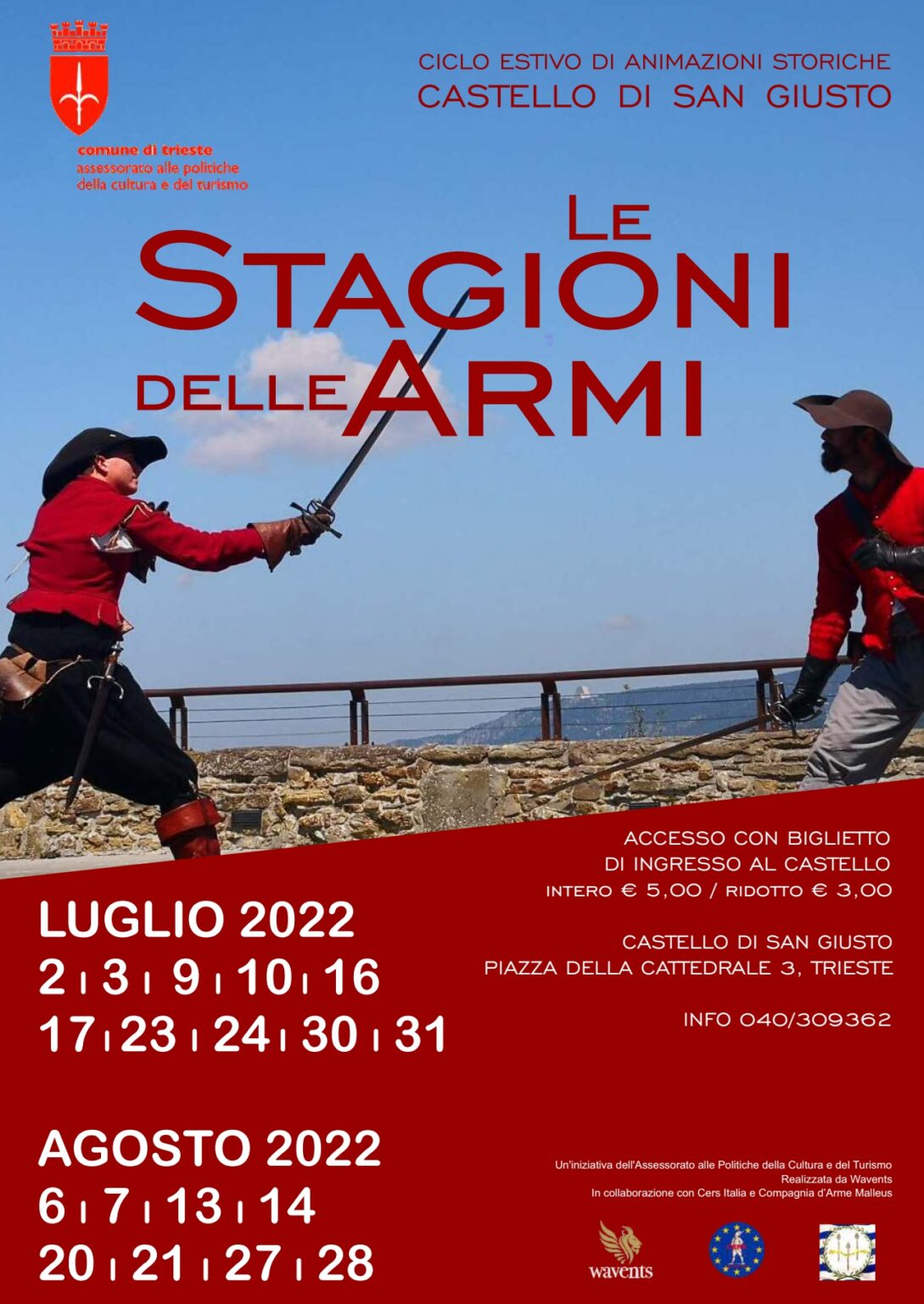 Le stagioni delle armi 2022 – Castello di San Giusto