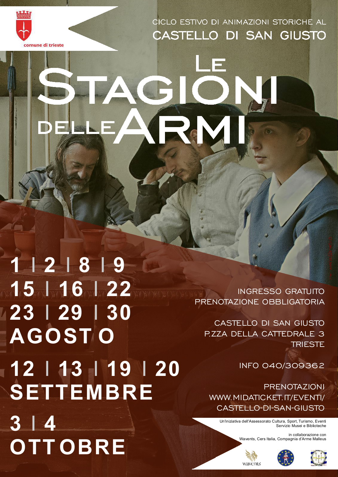 Le stagioni delle armi – Castello di San Giusto